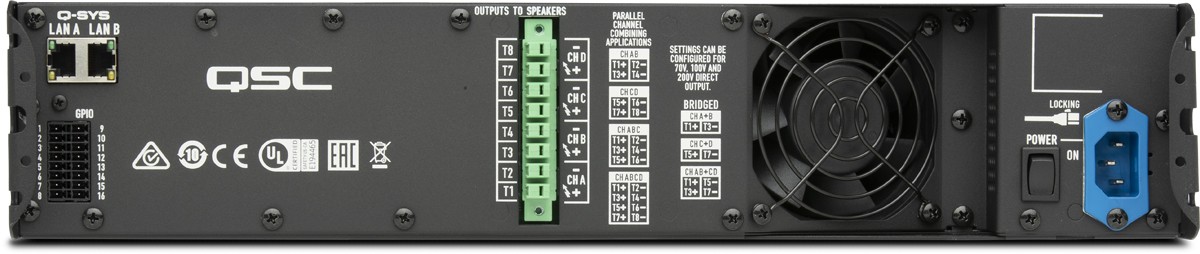 QSC CX-Qn 8K4 - купить в Музторге недорого: инсталляционные усилители ...
