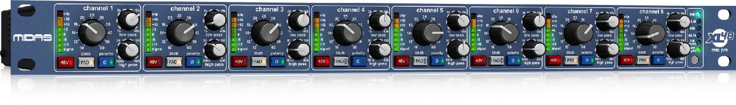 MIDAS XL48 - купить в Музторге недорого: микрофонные предусилители, цены