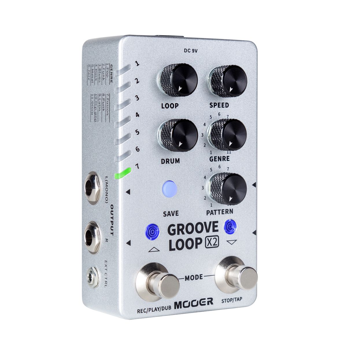 Mooer Groove Loop X2 - купить в Музторге недорого: процессоры эффектов для гитар, цены