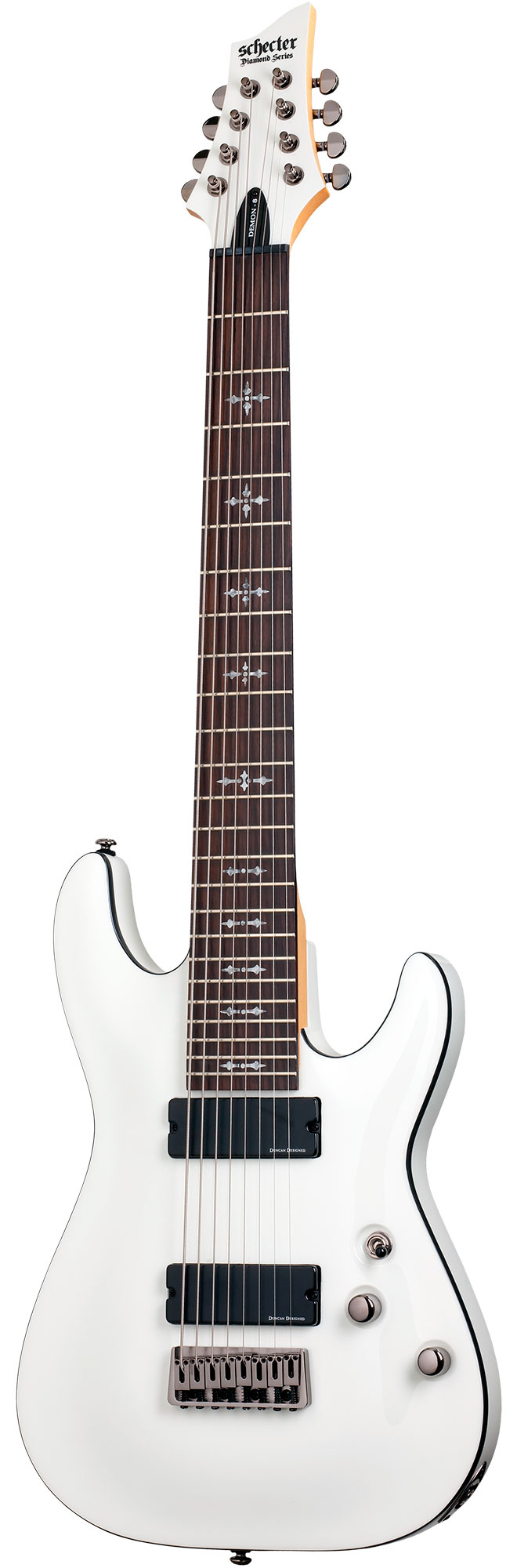 SCHECTER DEMON-8 VWHT - купить в Музторге недорого: электрогитары, цены